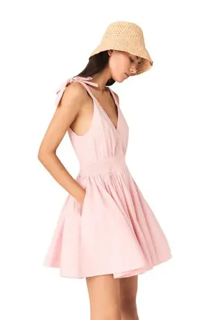 Maje Short Flared Cotton Dress