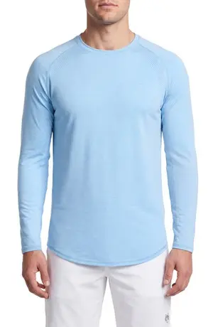 Greyson Falcon Sport Performance Long Sleeve T-shirt - Wolf Blue