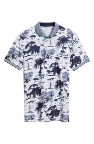 Greyson Angel Oak Performance Button-down Golf Polo