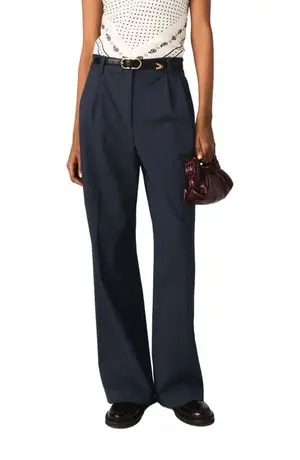 Maje Pinstriped Pants For Women