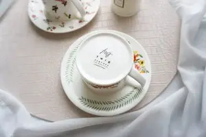 Twig New York Language Of Flowers Set Of Two Cups And Saucers