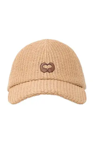 Maje Natural Texture Cap - Beige