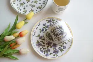 TWIG NEW YORK Heritage Forget Me Not Mug