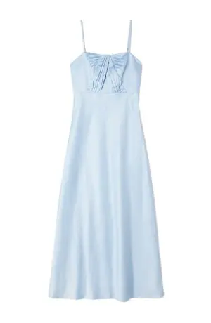 Sandro Satin-effect Maxi Dress