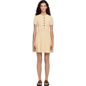Sandro Button Up Dresses