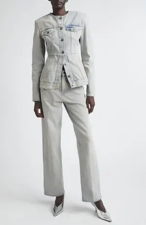 HAIKURE Bonnie Straight Leg Jeans - Light Space