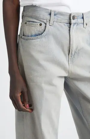 HAIKURE Bonnie Straight Leg Jeans - Light Space