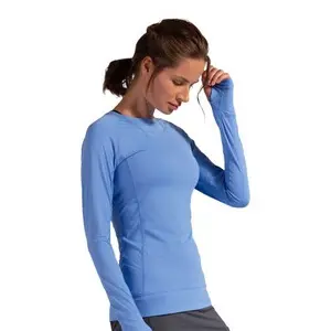 BLOQUV Long Sleeve Uv Protection Pullover Sun Shirt - Indigo