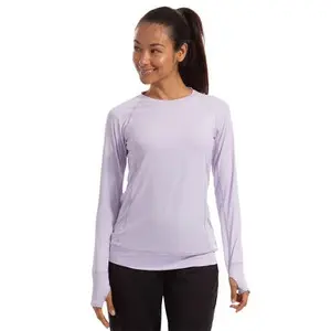 BLOQUV Long Sleeve Uv Protection Pullover Sun Shirt Lavender