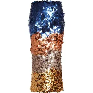 Ulla Johnson Matilde Sequin Midi Skirt - Moontide