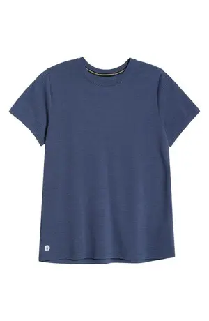 Smartwool Active Mesh Short Sleeve T-shirt - Nightfall Deep Navy