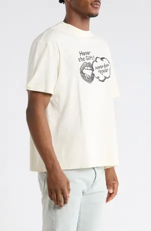 HONOR THE GIFT Never Been Regular Cotton Graphic T-shirt