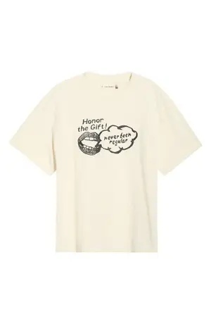 HONOR THE GIFT Never Been Regular Cotton Graphic T-shirt