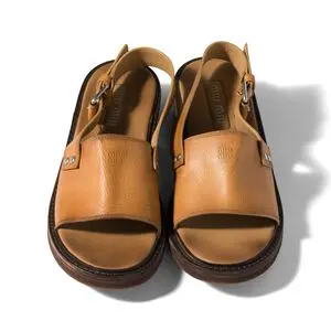 Miu Miu Leather Sandals