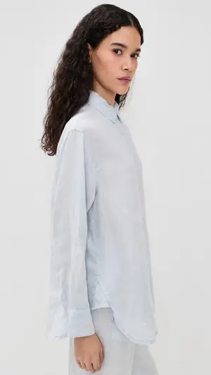 JAMES PERSE Lightweight Canvas Linen Shirt - Memory
