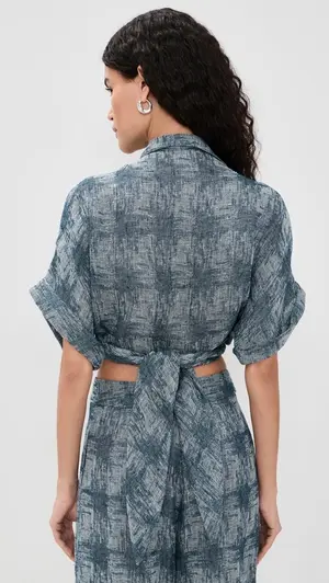 JBQ Chiara Top - Blue Beige
