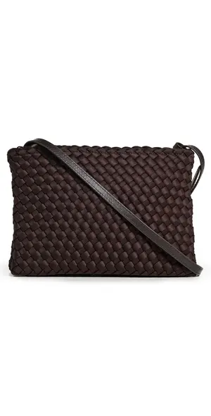 NAGHEDI Soho Medium Envelope Satchel - Chocolate