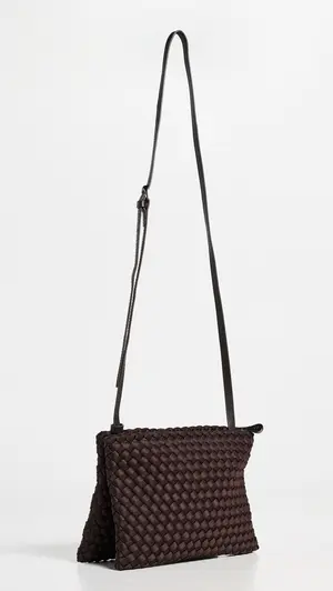 NAGHEDI Soho Medium Envelope Satchel - Chocolate