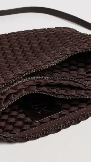NAGHEDI Soho Medium Envelope Satchel - Chocolate