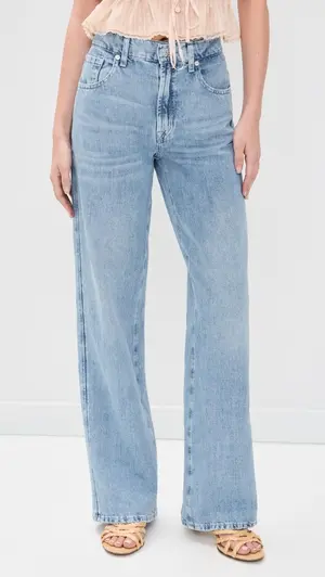 7 For All Mankind Stovepipe Straight Leg Jeans - Iris