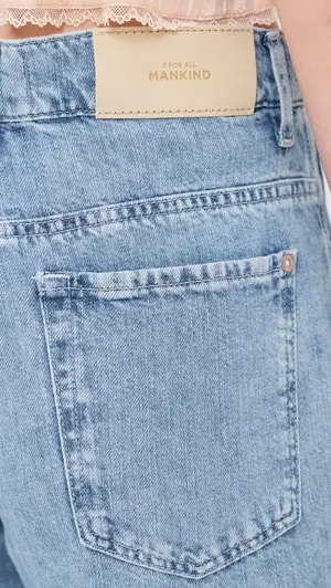 7 For All Mankind Stovepipe Straight Leg Jeans - Iris