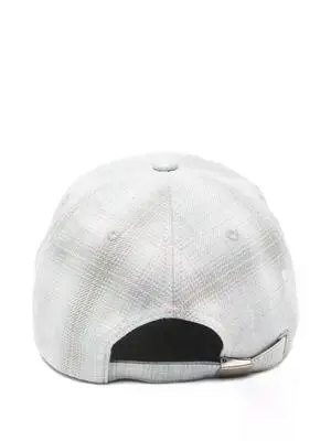FENG CHEN WANG Checked Baseball Cap