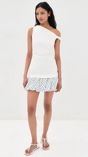 Astr The Label Mixed Media Mini Dress