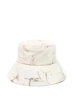 FENG CHEN WANG Patterned Bucket Hat - Neutrals