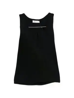 Victoria Beckham Keyhole Tank Top - Black