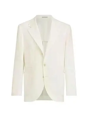 Brunello Cucinelli Linen Unconstructed Blazer