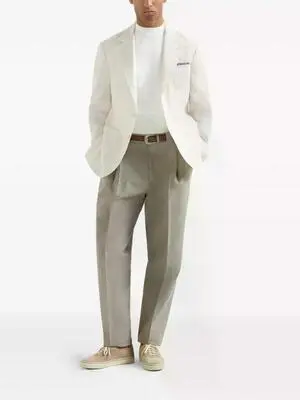 Brunello Cucinelli Linen Unconstructed Blazer