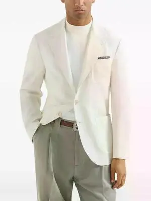 Brunello Cucinelli Linen Unconstructed Blazer