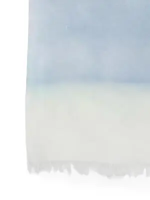 D'ANIELLO Fringed Colour Block Scarf
