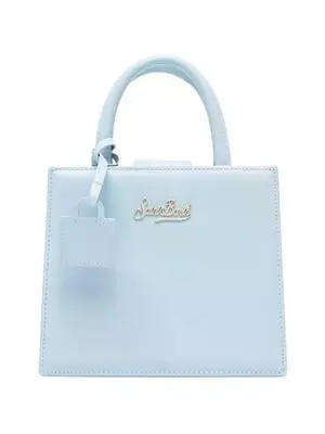 MC2 SAINT BARTH Leather Rectangle Top-handle Bag - Blue
