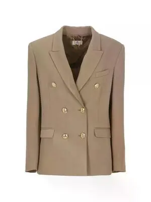 Elisabetta Franchi Double-breasted Blazer - Neutrals