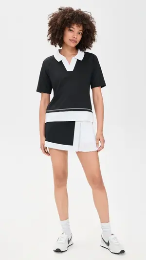 Goldbergh Piccola Polo Top - Black