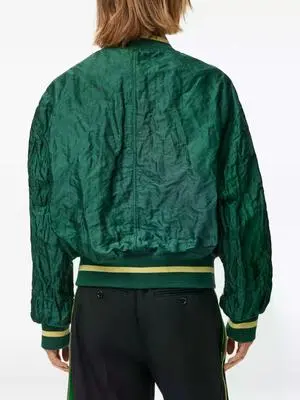 Loewe Crinkled Bomber Jacket - Green