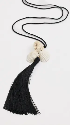 MAYAMAR Del Mar Tasseled Seashell Necklace
