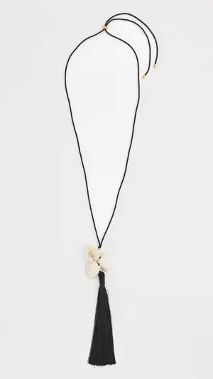MAYAMAR Del Mar Tasseled Seashell Necklace