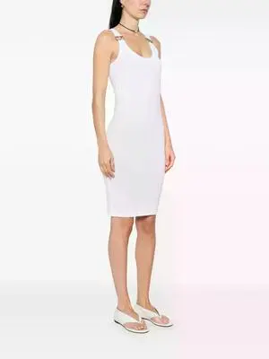 Coperni Logo Mini Dress - White