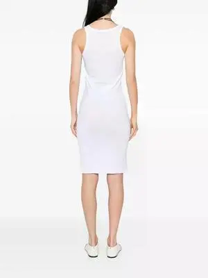 Coperni Logo Mini Dress - White
