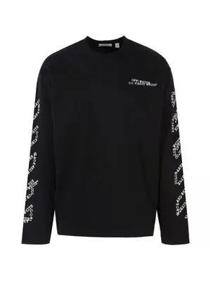 Off-White Long-sleeve Graphic T-shirt