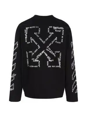 Off-White Long-sleeve Graphic T-shirt