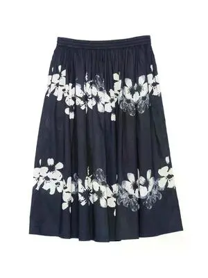 Iceberg Floral-print Skirt - Blue