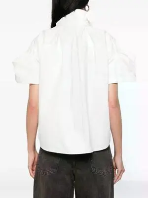 Sacai Chest-pockets Short-sleeve Shirt - Neutrals