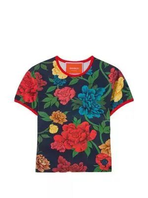 La DoubleJ Cu-tee Crop Top - Blue