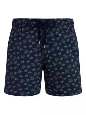 Vilebrequin Turtle-print Swim Shorts - Blue