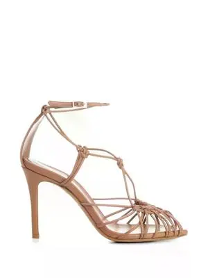 FORTE_FORTE Strappy High Heel Sandals With Buckle Fastening