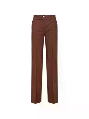 Pinko Button-fastening Trousers - Brown