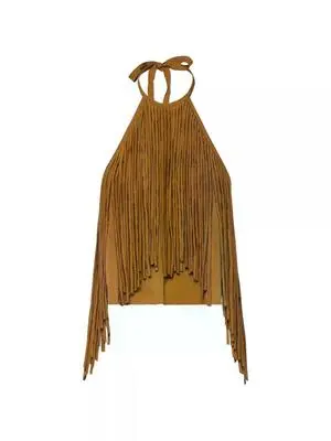 Pinko Self-tie Top - Brown